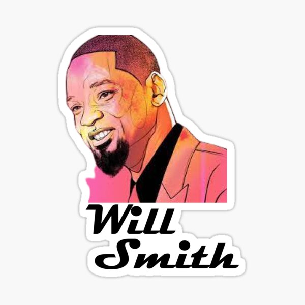 "Will Smith" Sticker by artjmoon3 | Redbubble