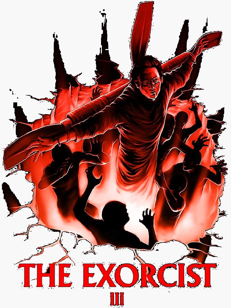 "The Exorcist_ III Horror Movie" Sticker by baenari-39 | Redbubble