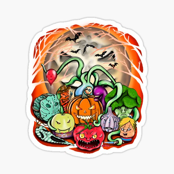 "Killer Vegetables " Sticker by JorgeGutie1207 | Redbubble