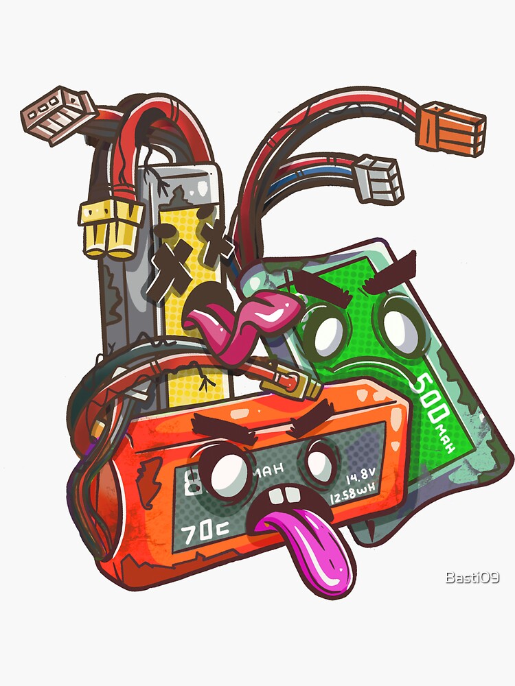 "FPV Pilot Design RC Racing Art " Sticker by Basti09 | Redbubble