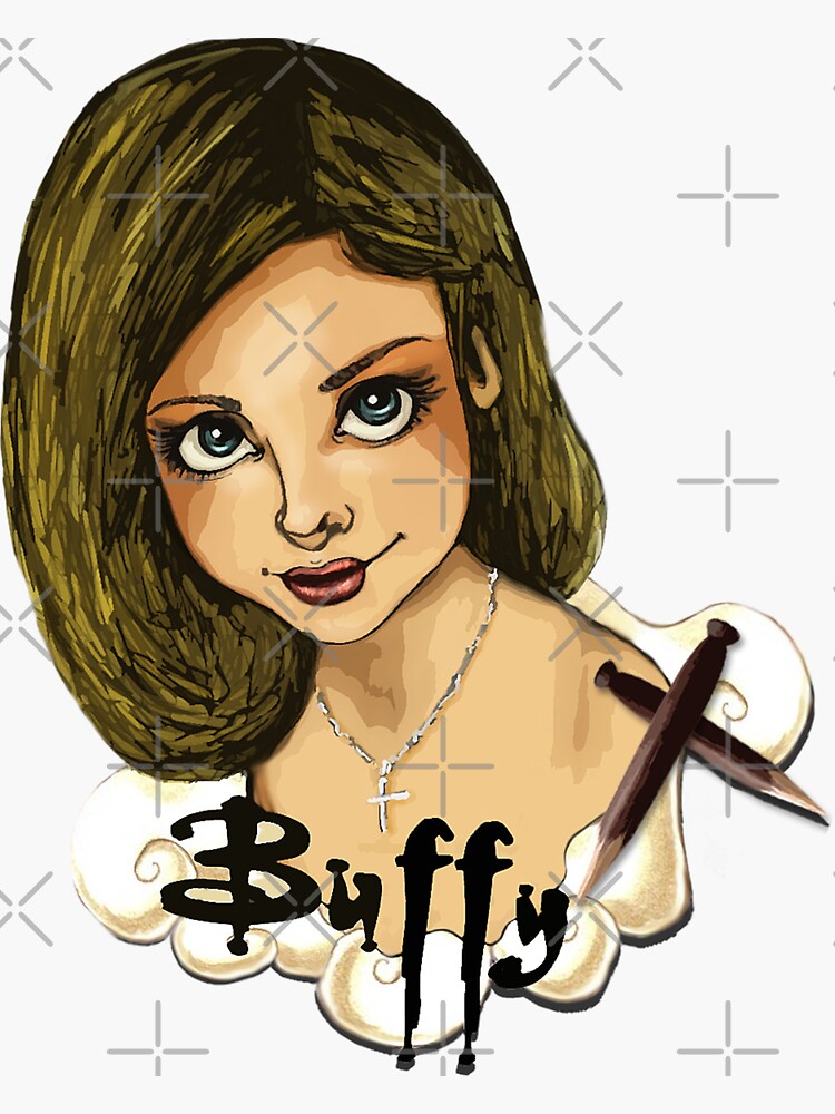 "Buffy the slayer" Sticker by Bulotin | Redbubble