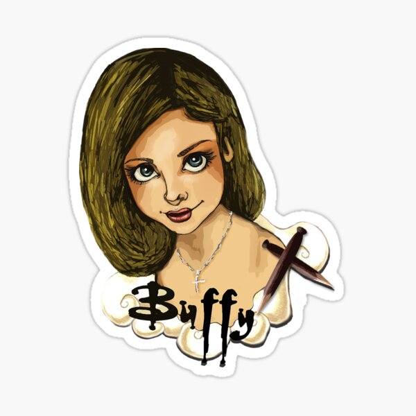 "Buffy the slayer" Sticker by Bulotin | Redbubble