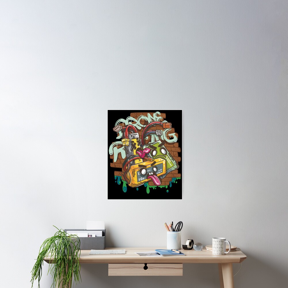 "Cool FPV Pilot RC Racing Design" Poster for Sale by Basti09 | Redbubble