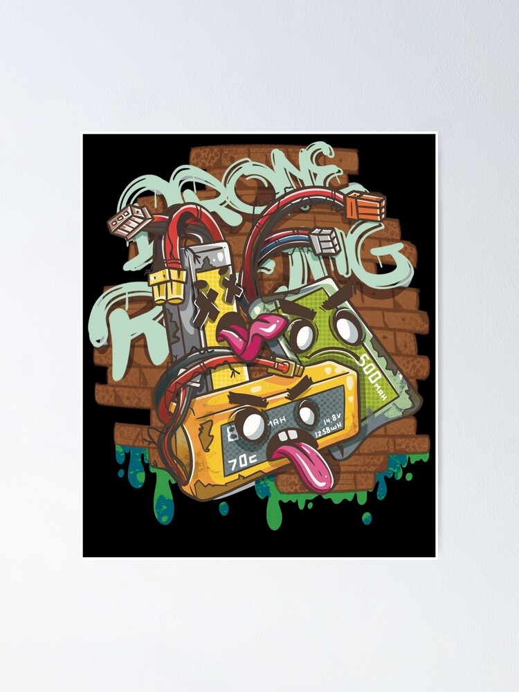 "Cool FPV Pilot RC Racing Design" Poster for Sale by Basti09 | Redbubble