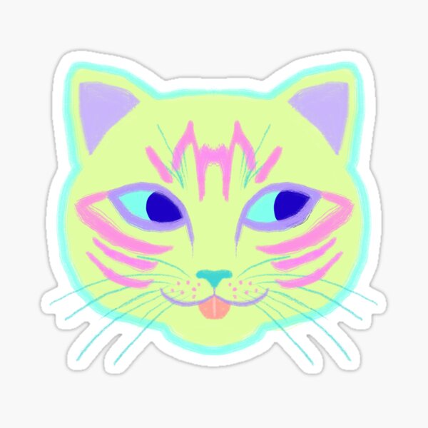 "CAT BLEP" Sticker by whatalifestudio | Redbubble