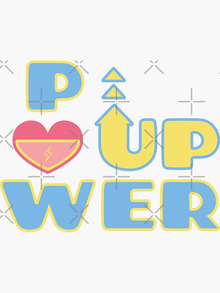 "Power Up" Sticker by Subakyy | Redbubble