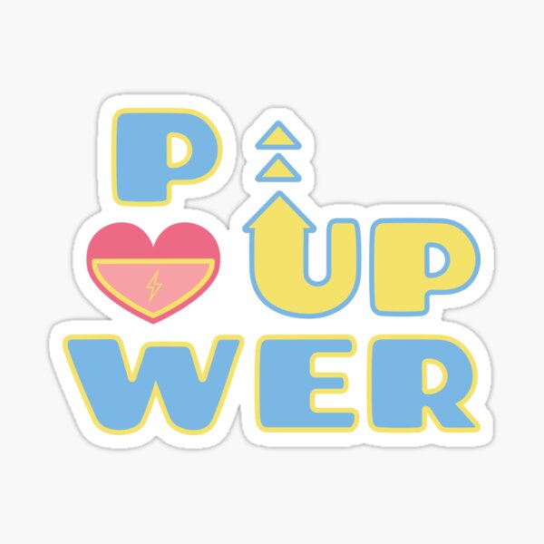 "Power Up" Sticker by Subakyy | Redbubble