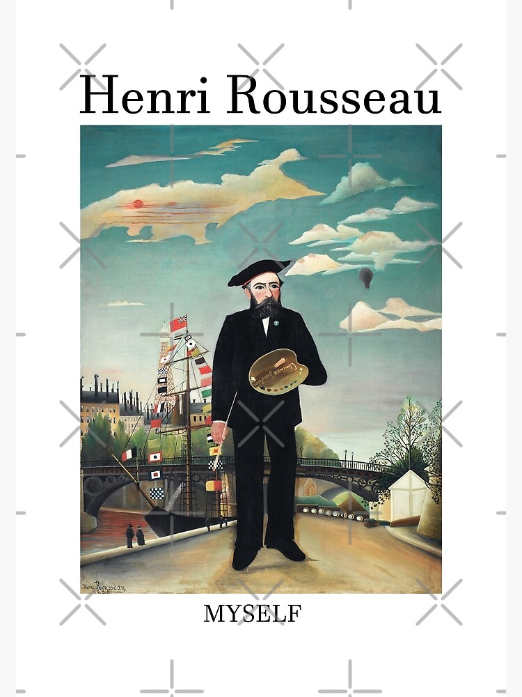 Henri Rousseau - Myself Is A Perfect Gift For A Fan Of Art Premium ...
