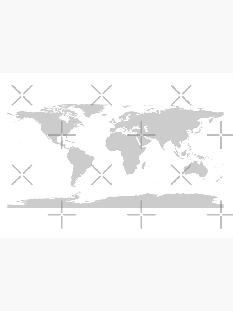 "World Map - Gray" Poster for Sale by achmadrofii | Redbubble