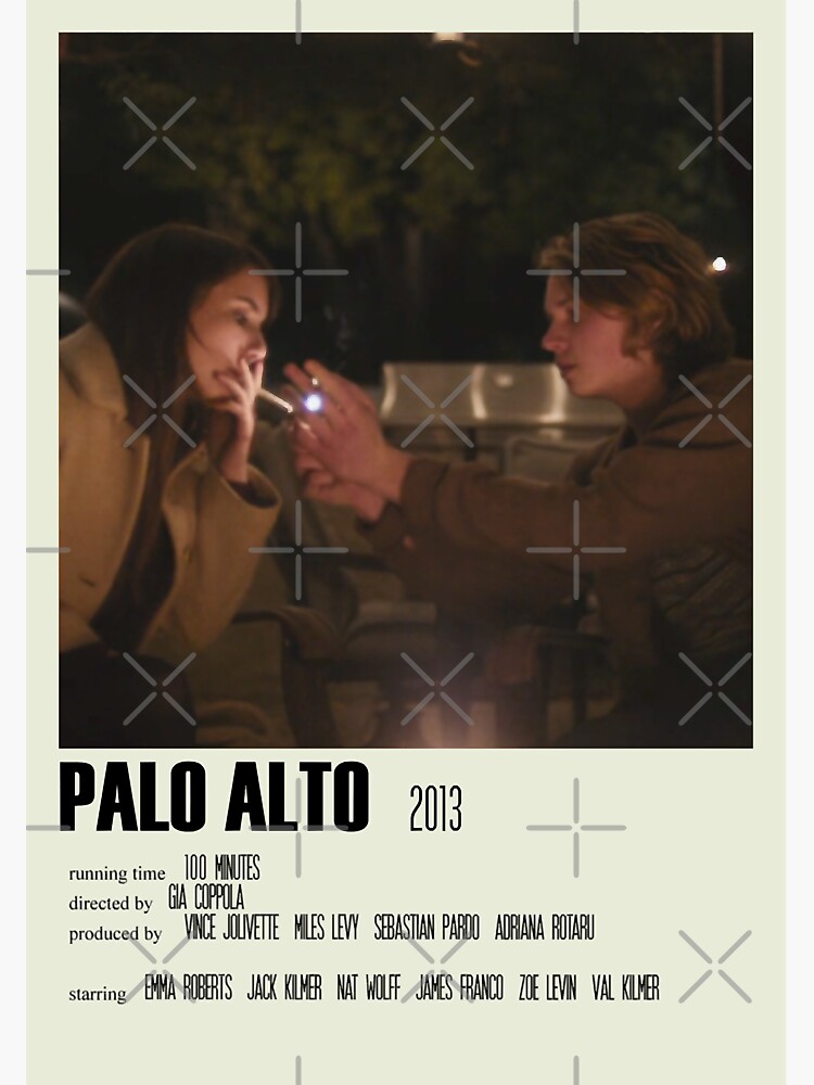 "Palo Alto Alternative Poster Art Movie Large" Sticker by ...
