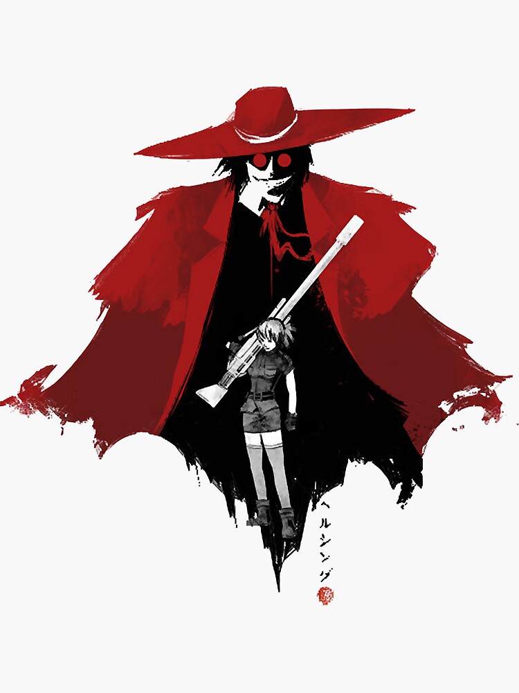 "Hellsing " Sticker for Sale by CooperStory | Redbubble