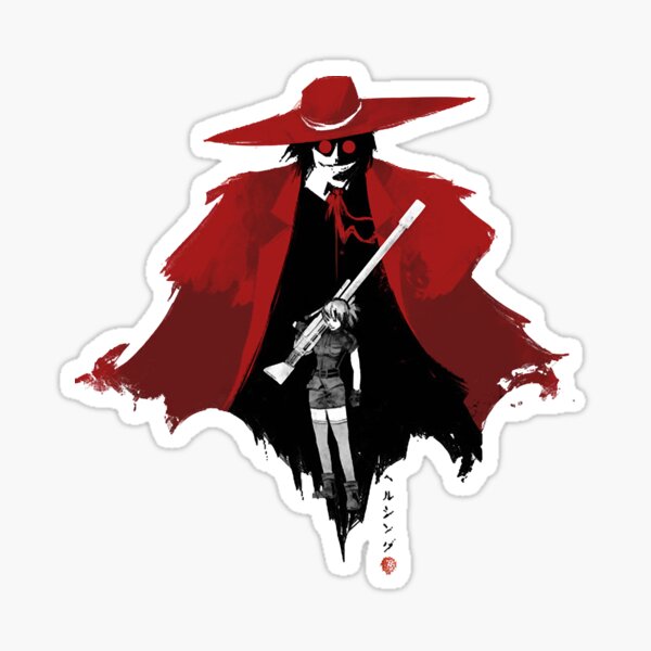 "Hellsing " Sticker for Sale by CooperStory | Redbubble