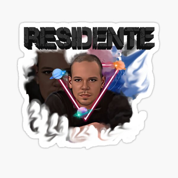 "Vintage Residente Awesome For Movie Fans" Sticker by Derekkertzmann ...