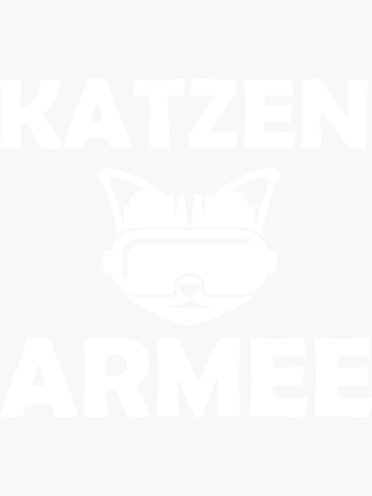 "cat army" Sticker by hanneshannes02 | Redbubble