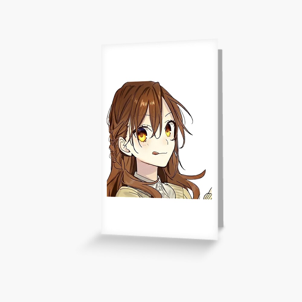 " Kyouko hori cute face aesthetic" Greeting Card by Kawaiiiianime ...