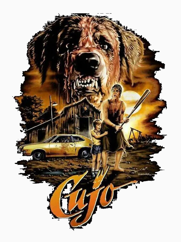 "Cujo Horror Movie" T-shirt for Sale by egbne-0 | Redbubble | cujo ...