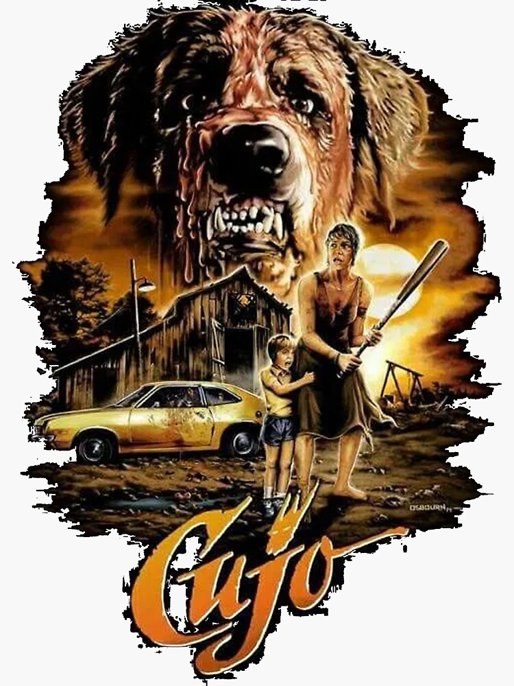 "Cujo Horror Movie" Sticker by egbne-0 | Redbubble