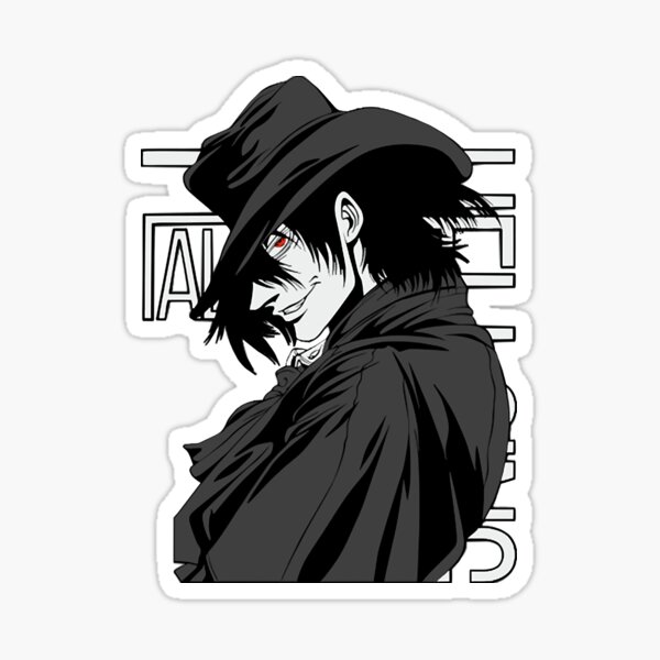 "Hellsing, Alucard " Sticker by FlynnDonnelly | Redbubble
