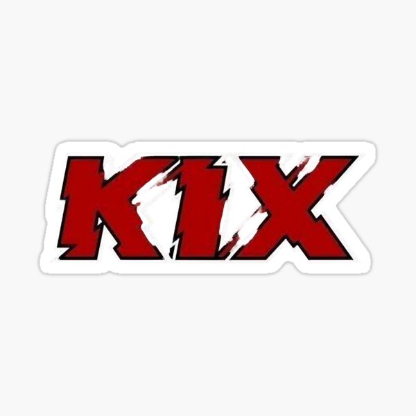 "Kix Band Logo" Sticker by seymourtanna | Redbubble