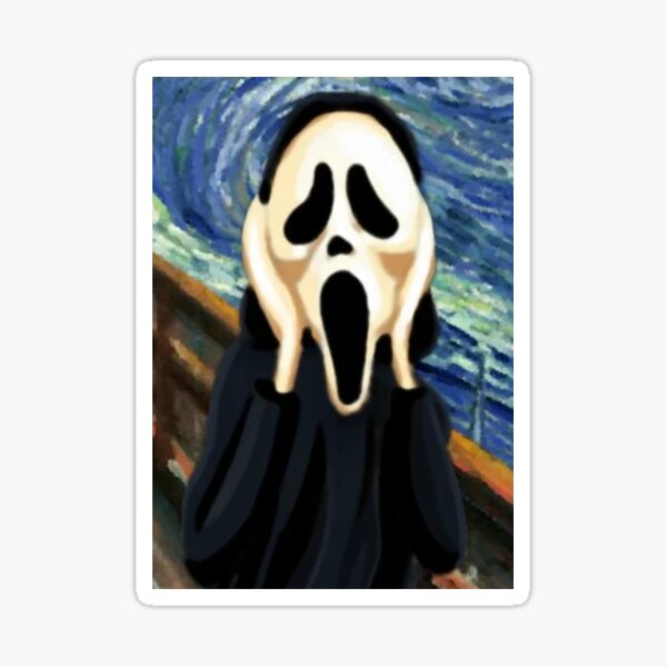 "Scream" Sticker for Sale by Hostop | Redbubble