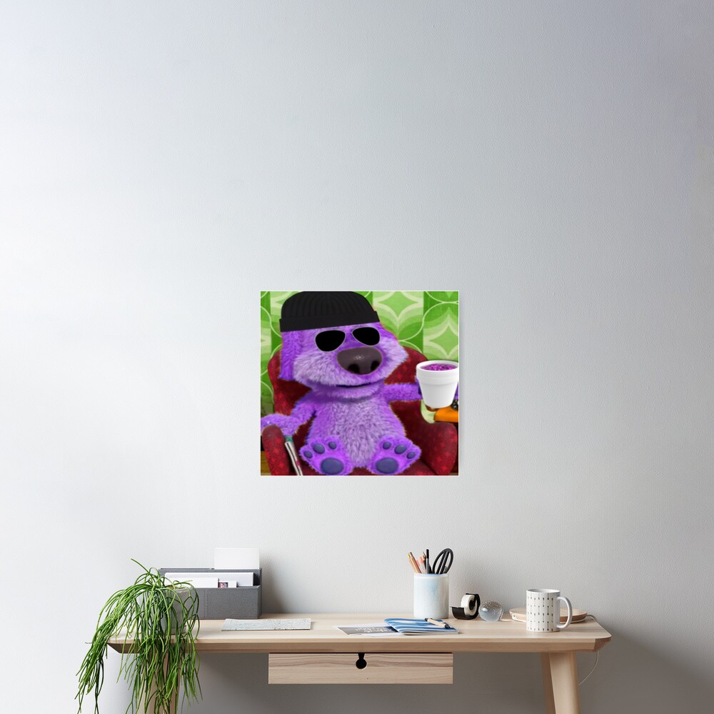 "Purple Talking Ben drinks lean update" Poster for Sale by Shop4Gamers ...