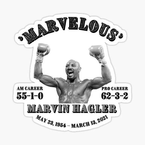 "For Men Women Marvin Hagler Awesome For Music Fan" Sticker for Sale by ...