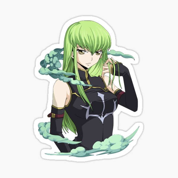"Code Geass - cc " Sticker by FlynnDonnelly | Redbubble