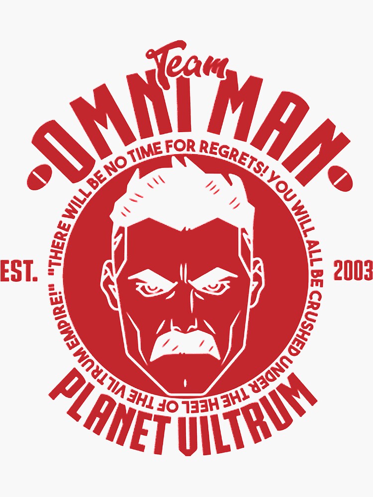 "Tv Shows Omni Man" Sticker for Sale by michelangelopr | Redbubble