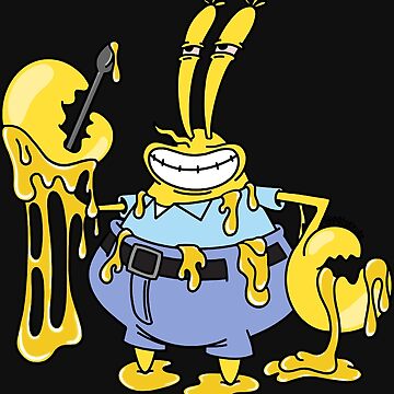 "Mister Dabs Spongebob Stoner Cartoon Art Sticker" Greeting Card for ...