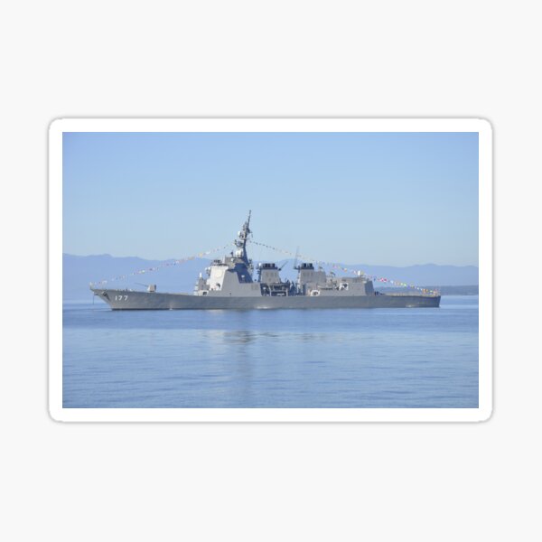 "JS Atago DDG177 at Canadian 10 year Fleet Review 2010" Sticker by ...
