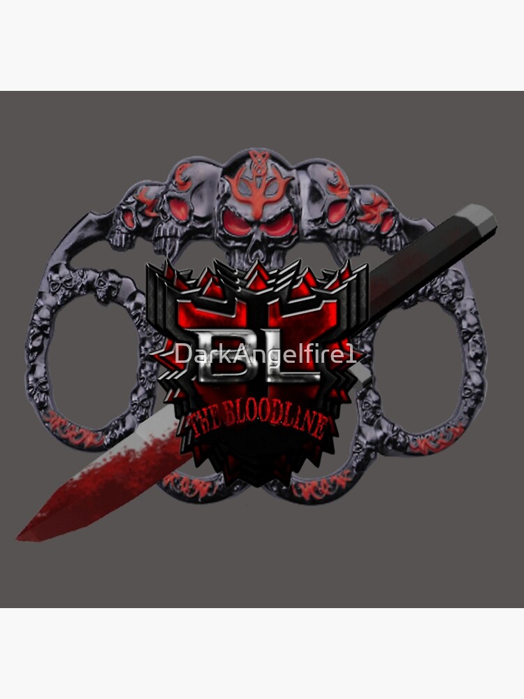 "The Bloodline Logo" Poster for Sale by DarkAngelfire1 | Redbubble