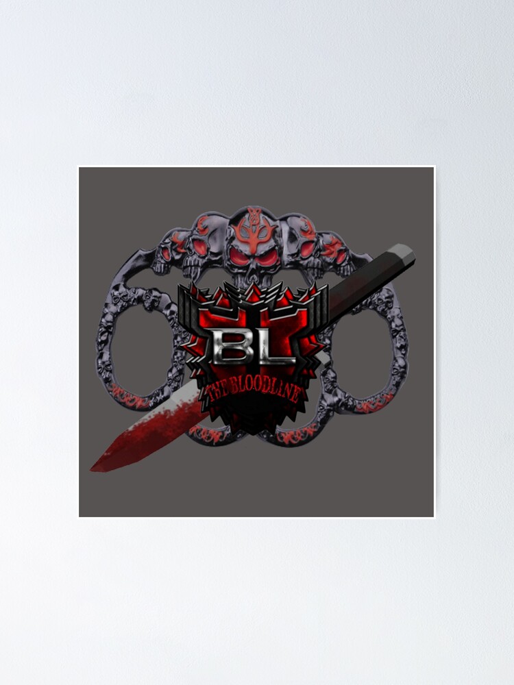 "The Bloodline Logo" Poster for Sale by DarkAngelfire1 | Redbubble
