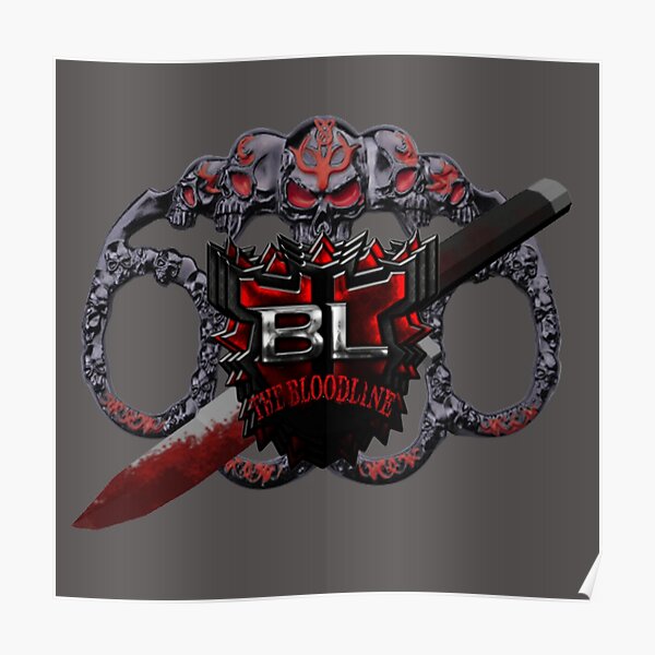 "The Bloodline Logo" Poster for Sale by DarkAngelfire1 | Redbubble
