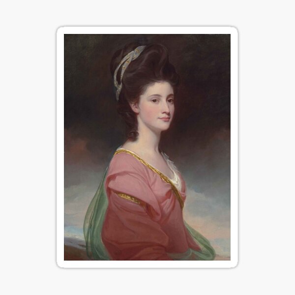 "Elizabeth Ramus (18th century) - George Romney" Sticker by ...