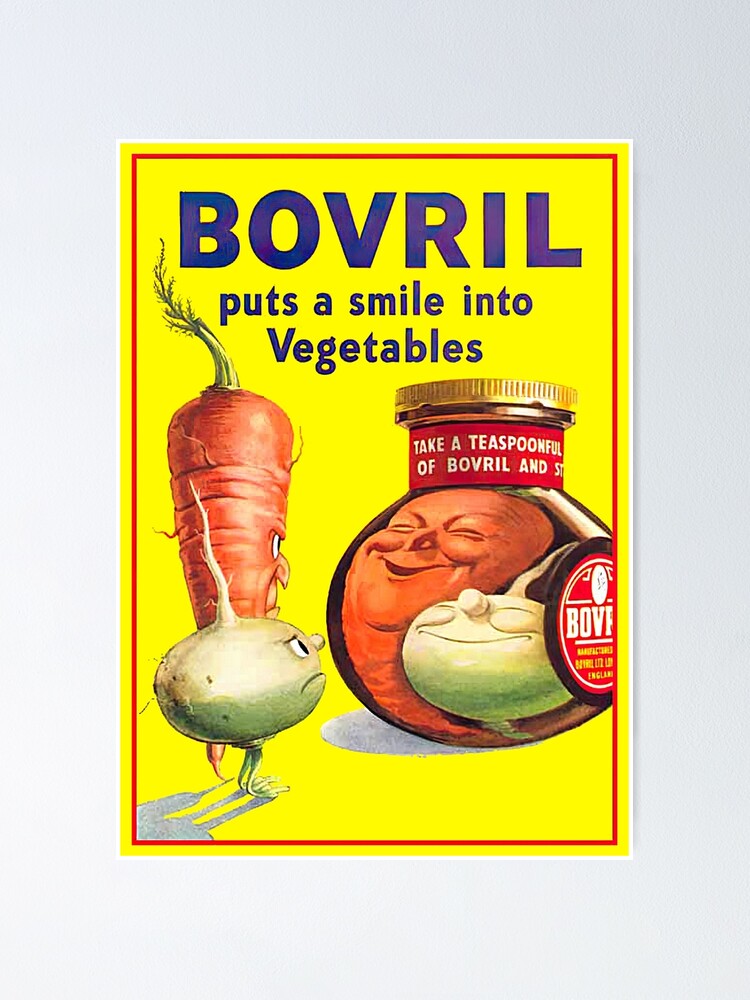 "BOVRIL - ADVERT" Poster for Sale by ThrowbackAds | Redbubble