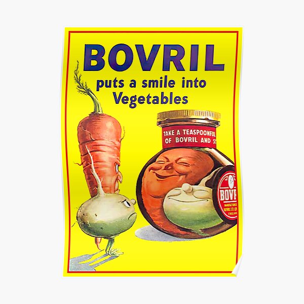 "BOVRIL - ADVERT" Poster by ThrowbackAds | Redbubble