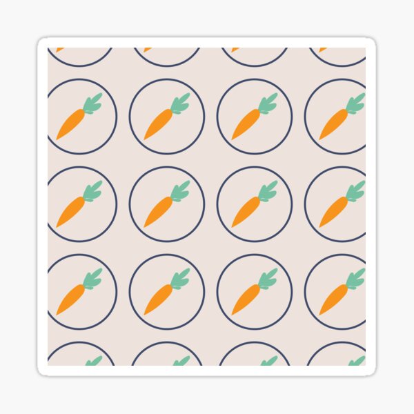 "Cute Carrot" Sticker by bubblediva | Redbubble