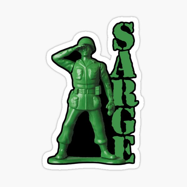 "Sarge" Sticker for Sale by Spoof-Tastic | Redbubble