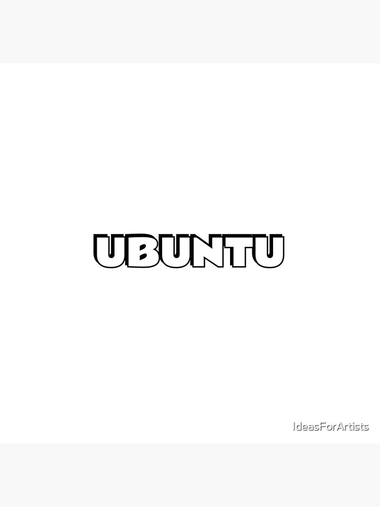 " UBUNTU - I am because we are - African Philosophy" Poster by ...