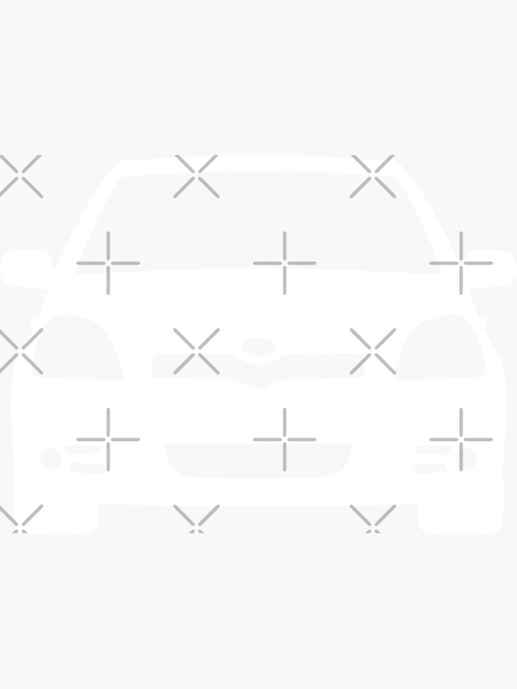 "Toyota Yaris Vitz Platz Echo 1999-2003" Sticker by EdimDesign | Redbubble