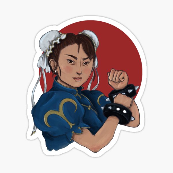 "Chun-Li" Sticker by globojoy | Redbubble