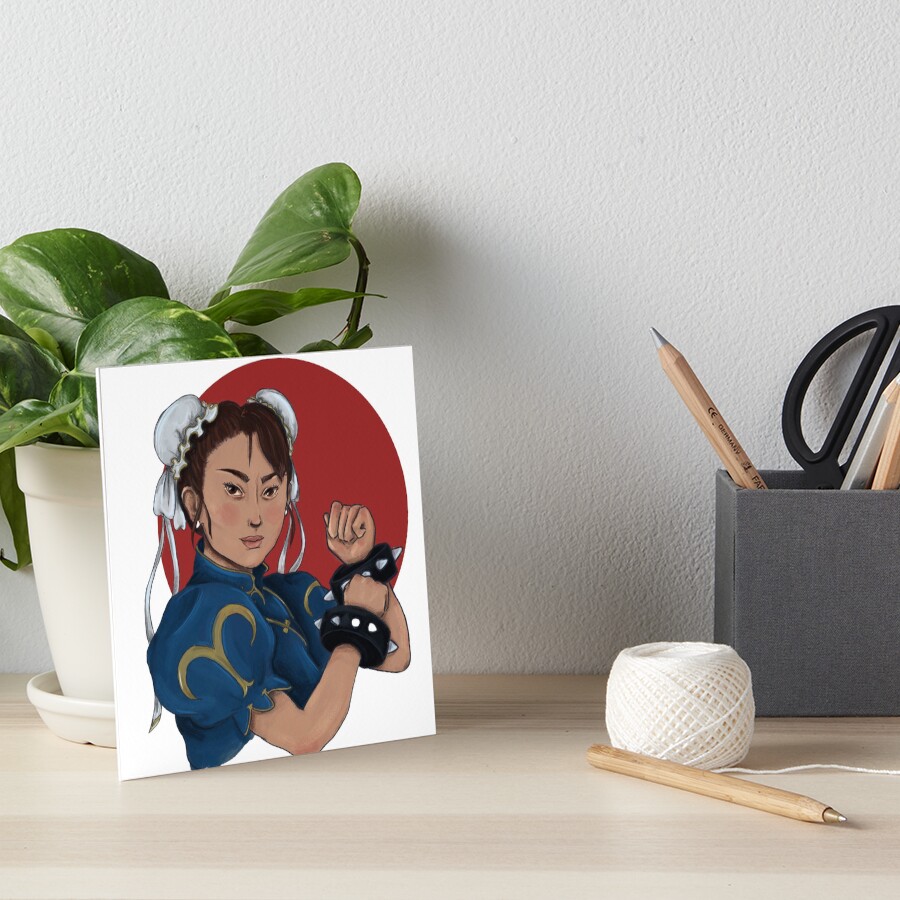 "Chun-Li" Art Board Print by globojoy | Redbubble