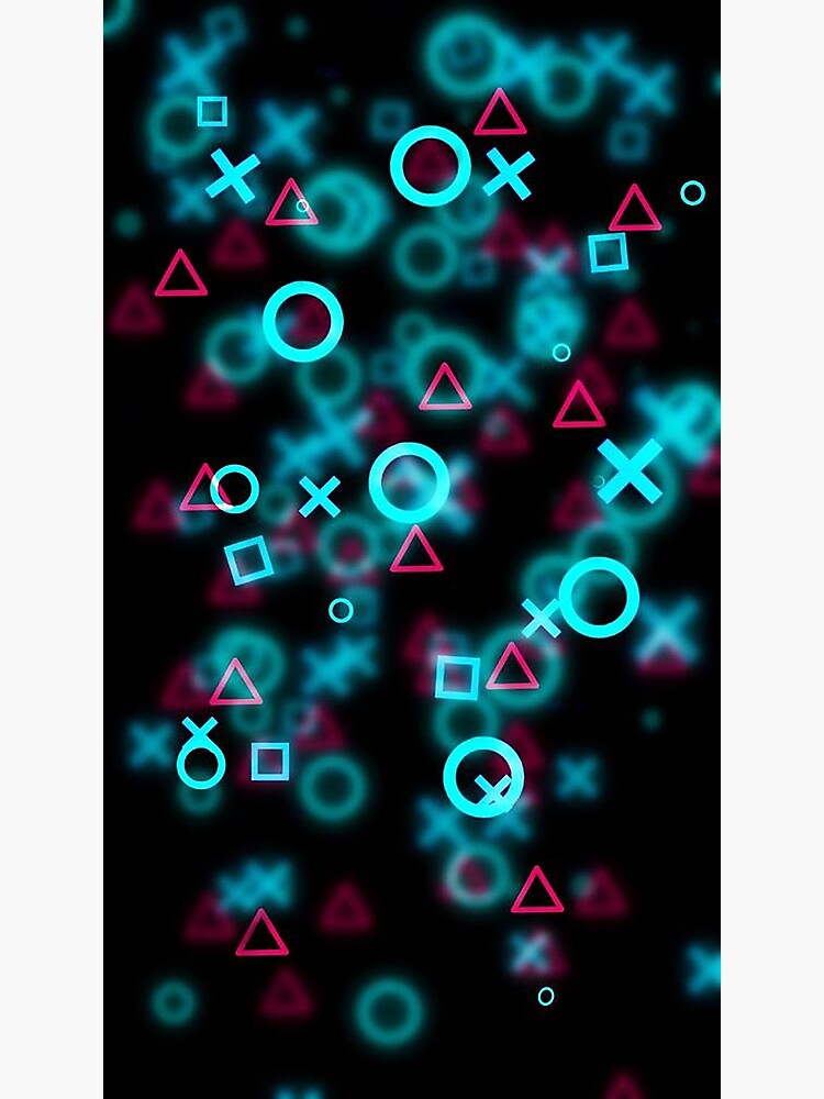 "PS5 symbols" Poster for Sale by eclipsellent | Redbubble