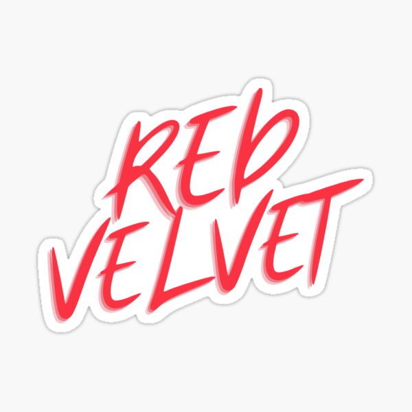 "Red Velvet" Sticker by ZACDIA | Redbubble