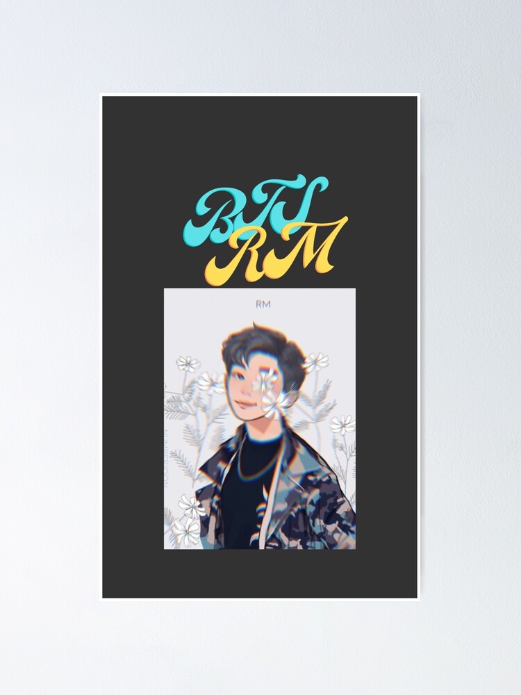 "RM" Poster for Sale by ROSABELA | Redbubble