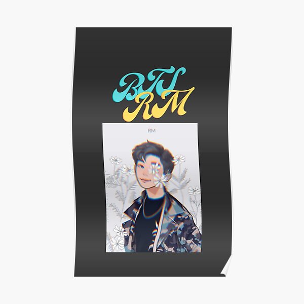 "RM" Poster for Sale by ROSABELA | Redbubble
