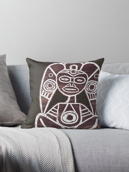 "Atabey Indigenous Taino Symbol Puerto Rico" Pillow for Sale by ...