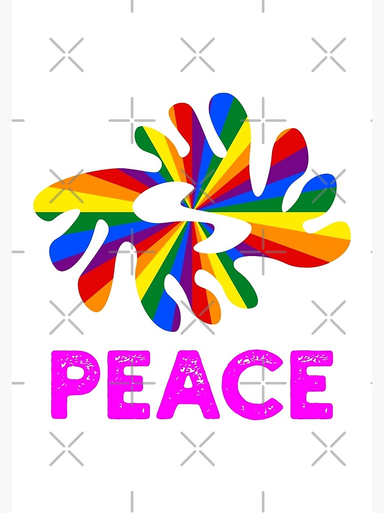 "Adinkra West Africa Peace Symbol Rainbow " Art Print for Sale by ...