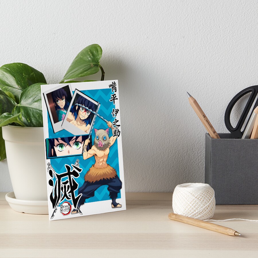 "Kimetsu no Yaiba Inosuke Aesthetic" Art Board Print by Oldtakus ...