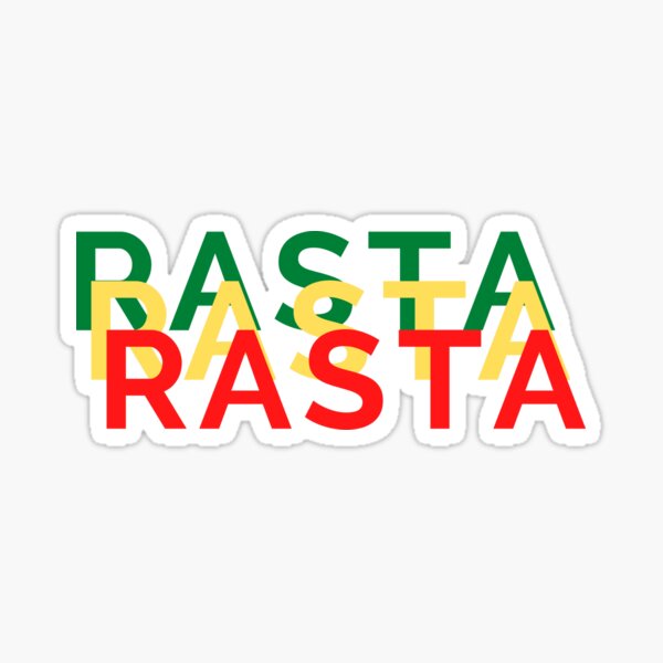 "RASTA" Sticker by HillTopView | Redbubble